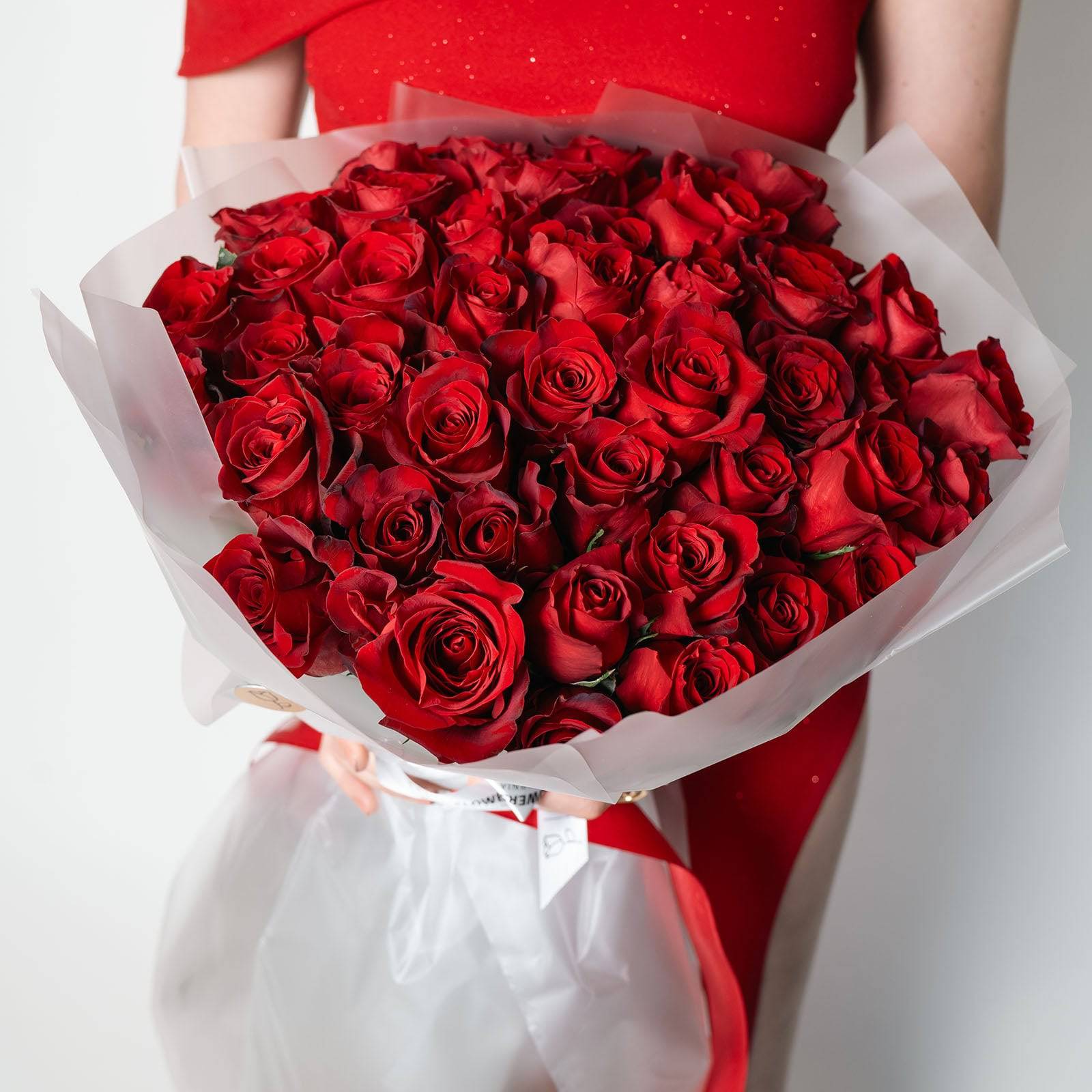 Grand Prix Red Roses Bouquet |Delivery across Bay Area | Flowers Valley ...